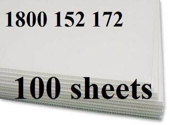 CORFLUTES WHITE 2440 X 1220 X 5MM